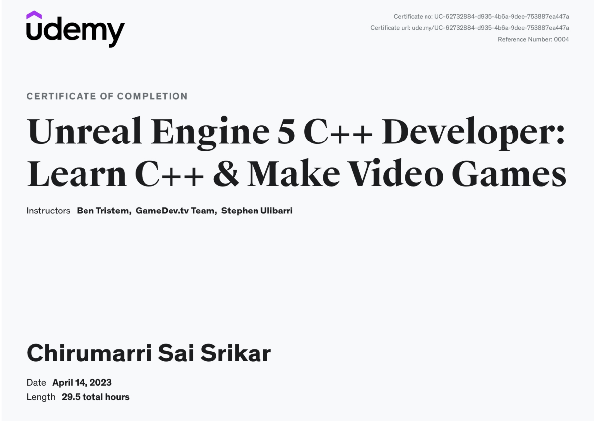 Sai Srikar Chirumarri Portfolio